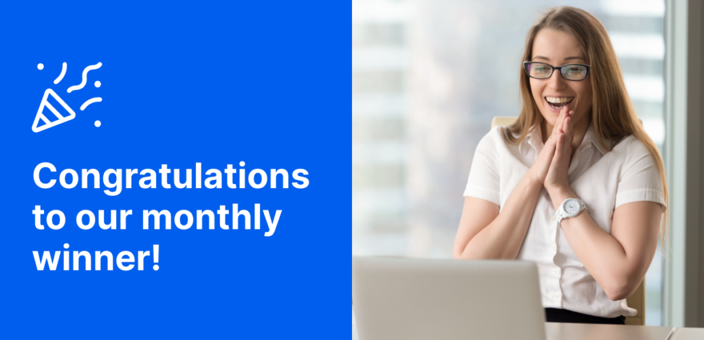 Monthly Winner for January 2023 - Ally Harrison